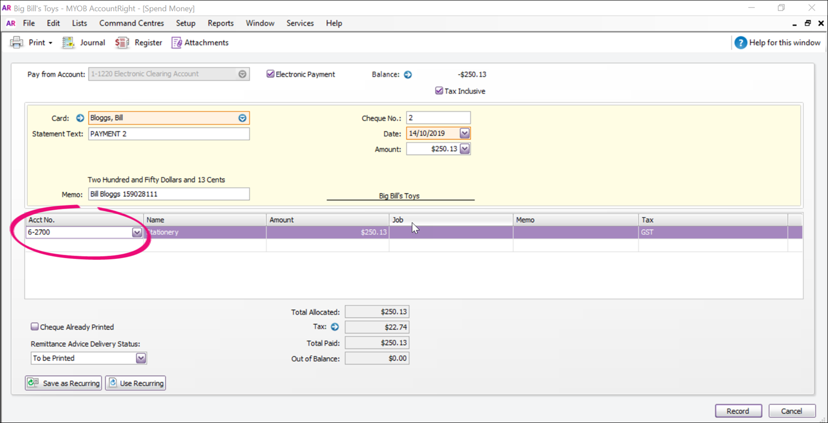 Automating Reece invoices - MYOB AccountRight - MYOB Help Centre